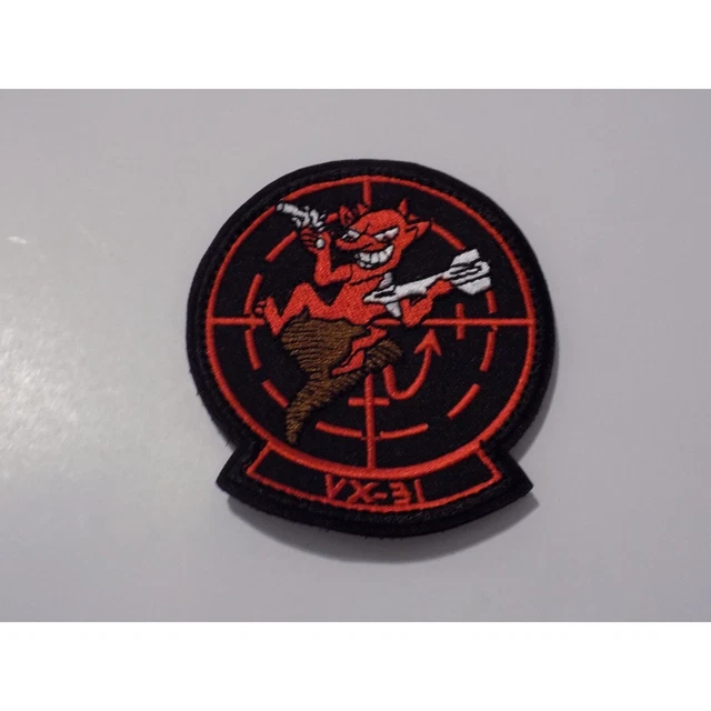 TOP GUN SQUADRON VX-31 DUST Devils Embroidered Patches 3D (Tactical ...
