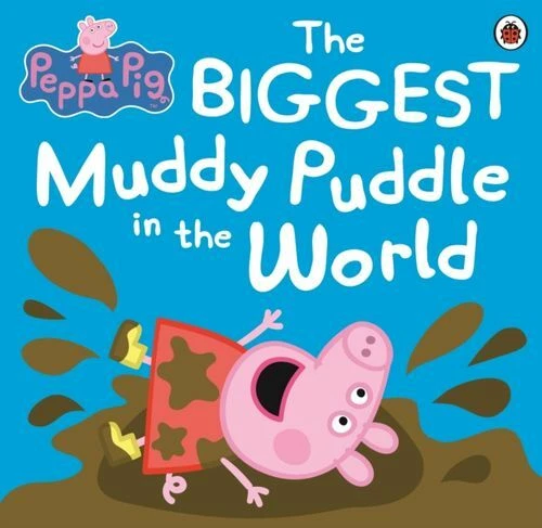 PEPPA PIG THE Biggest Muddy Puddle In The World Picture Book Mint Peppa ...