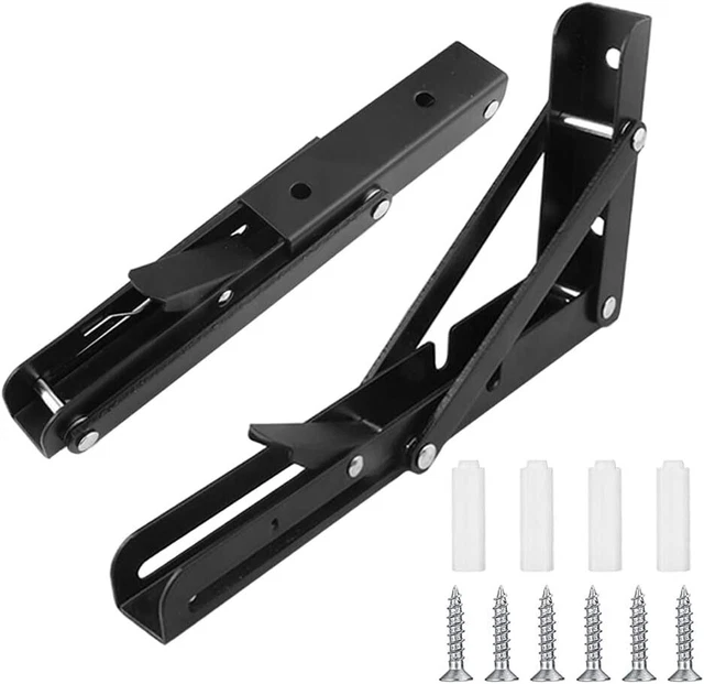 STAFFE PER MENSOLE Pesant,Mensola Pieghevole, Staffe Pieghevoli Inox ...