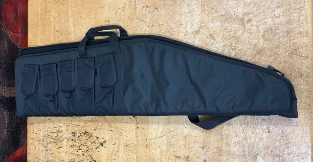 DOUBLE TRIPLE TACTICAL RIFLE BAG GUN CASE Hunting Padded Backpack carry ...