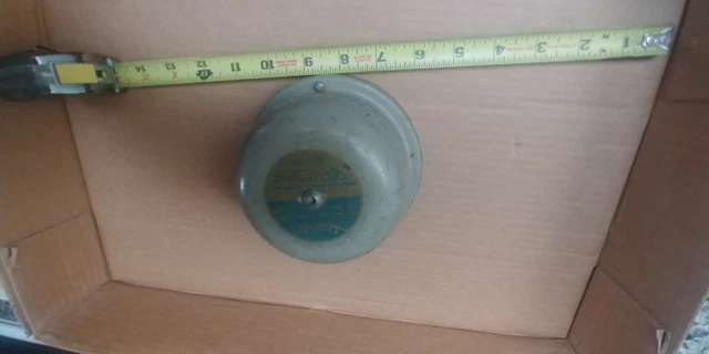 VINTAGE EDWARDS COMPANY trouble bell ADAPTABEL NO.340 School Wall Mount ...