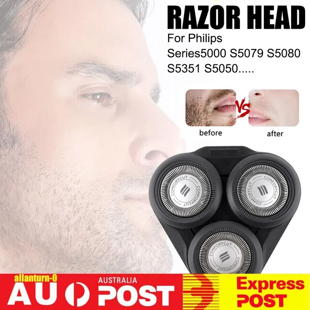 FOR PHILIPS NORELCO Series 5000 Shavers Replacement Complete Head ...