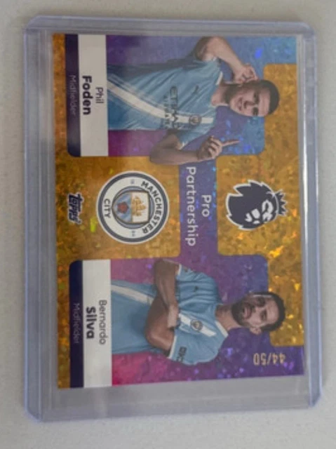 TOPPS 2026 PREMIER League Phil Foden & Bernardo Silva Pro Partnership ...