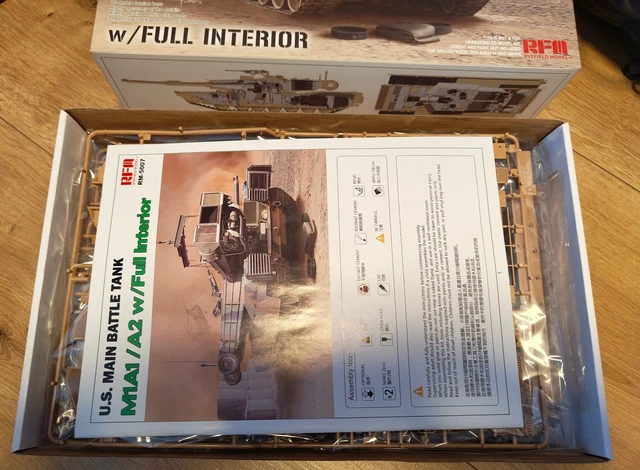 1:35 M1A1/A2 ABRAMS Full Interior | Rye Field Models RM-5007 | Neu OVP ...