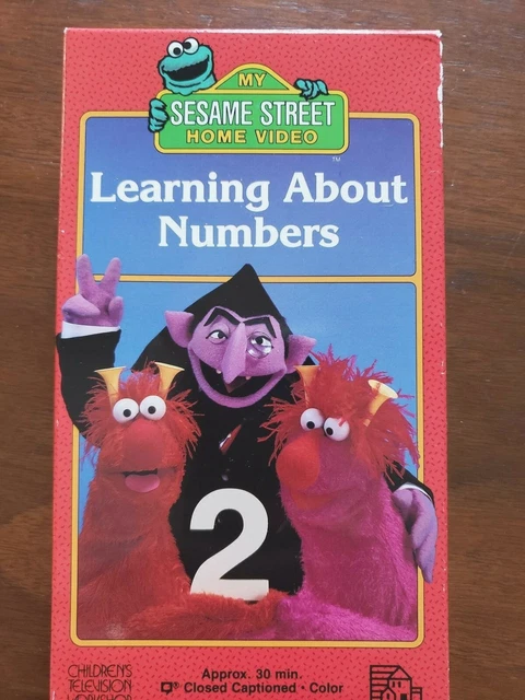 MY SESAME STREET Home Video Learning About Numbers VHS 1986 Jim Henson ...
