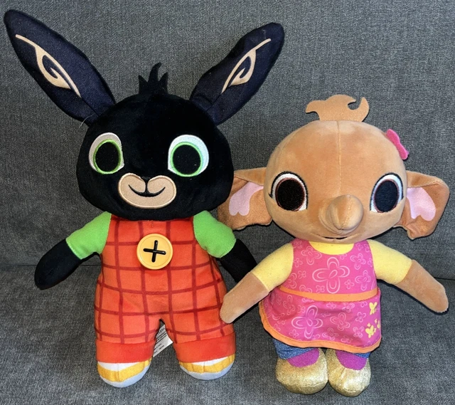 FISHER-PRICE TALKING BING Bunny and Sula Elephant Plush Soft Toy kids ...