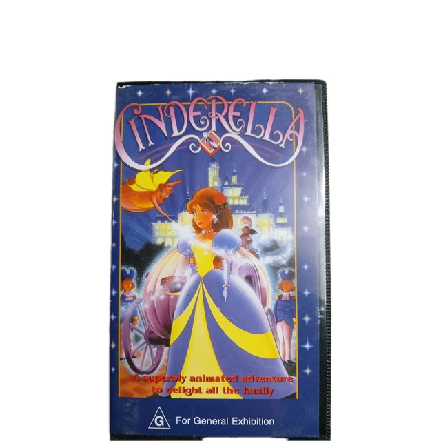 CINDERELLA VHS TAPE Rating G PAL Kids, Children $16.20 - PicClick AU