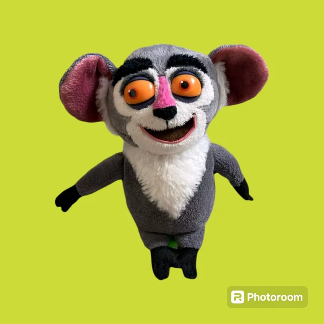 VINTAGE MADAGASCAR MAURICE The Lemur Plush Grey 7” Soft Toy / Gosh £15. ...