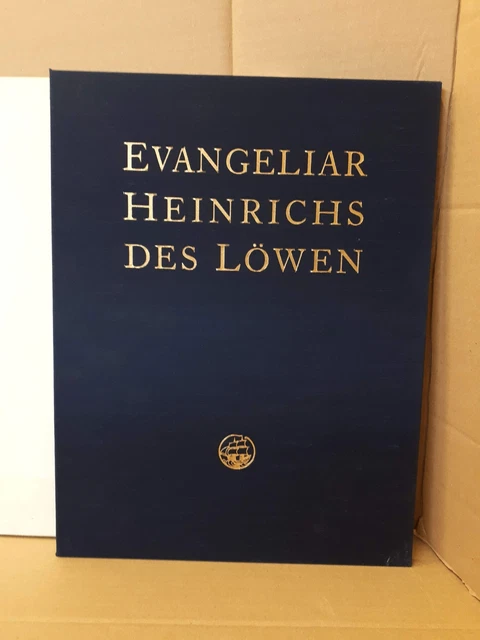 HEINRICH DER LÖWE Evangeliar Heinrichs des Löwen. Krönungsbild: Blatt ...