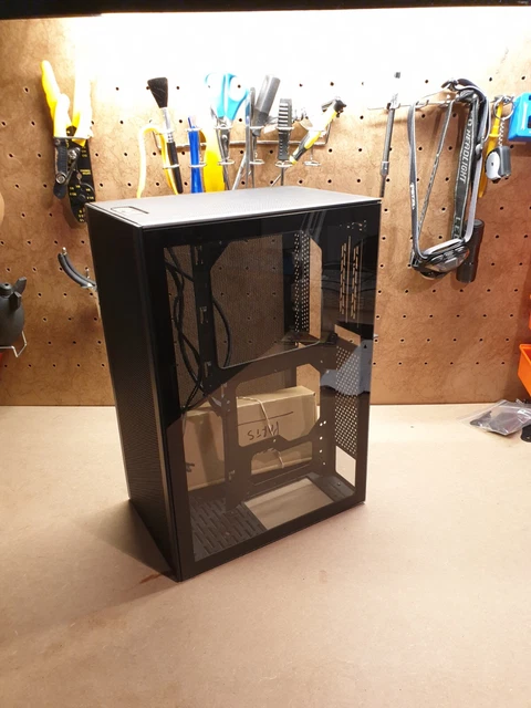 SSUPD MESHLICIOUS MINI ITX Case - Full Mesh - Black £114.99 - PicClick UK