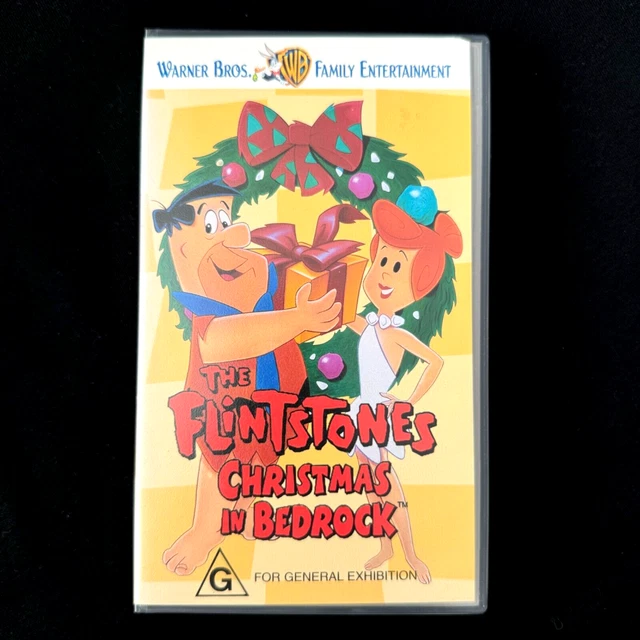 THE FLINTSTONES CHRISTMAS In Bedrock Video VHS Movie Cassette Tape G ...
