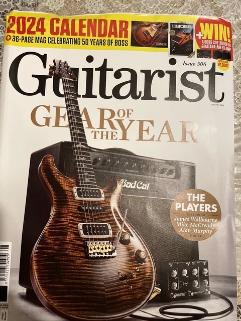 GUITARIST ISSUE 506 Jan 2024 Includes 2024 Calendar - Minus Boss ... GUITARIST ISSUE 506 Jan 2024 Includes 2024 Calendar - Minus Boss ...