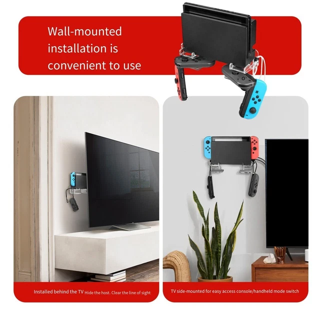 TRANSPARENT ACRYLIC WALL Holder for Nintendo Switch2 Enhance Your ...