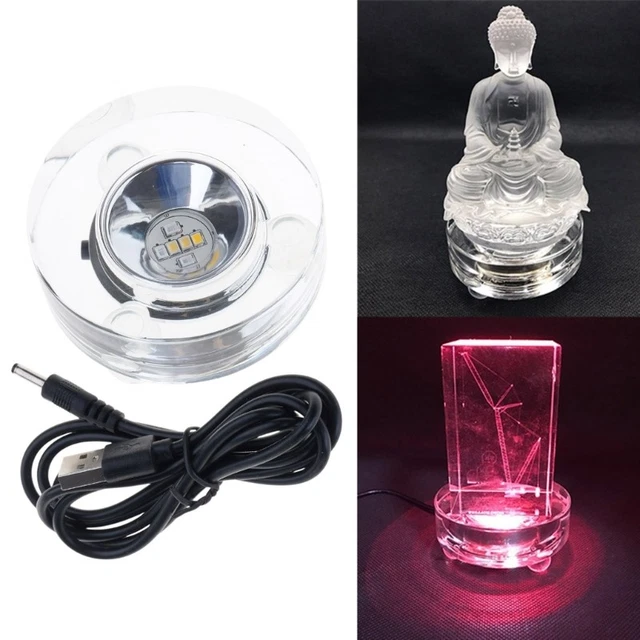 ADJUSTABLE LED DISPLAY Platform Stable ABS Base for Collectibles ...