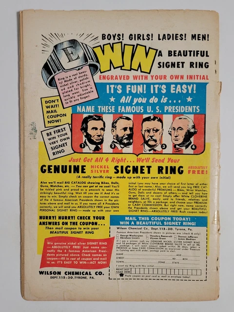 ACTION COMICS #264 (Fr/Gd) 1960 "Superman Diventa Un Bizarro!" Argento ...