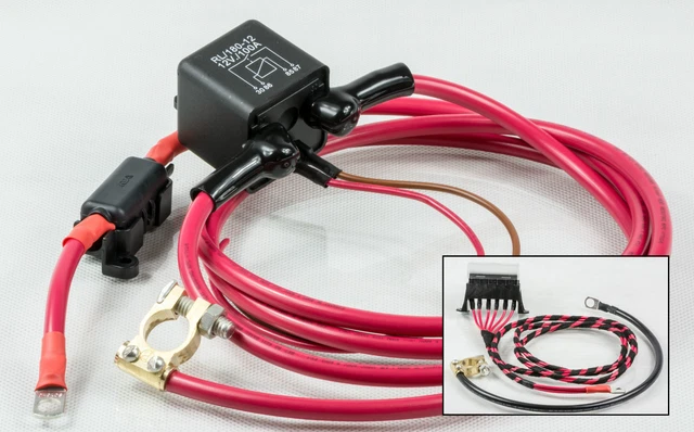 VW T5 CAMPER/BUS 100A/Amp Heavy Duty Split Charge & Leisure Battery ...