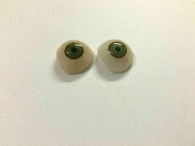 REALISTIC DARK GREEN Human Prosthetic Artificial Eyes PACK OF 1 EYE £16 ...