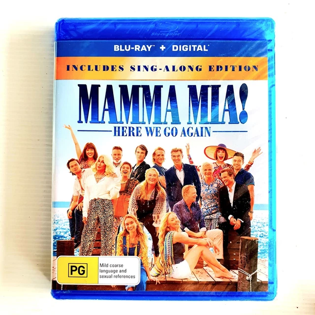 MAMMA MIA! 2 Here We Go Again Blu-Ray + Digital HD, Musical, Region Free/All £5.11 - PicClick UK