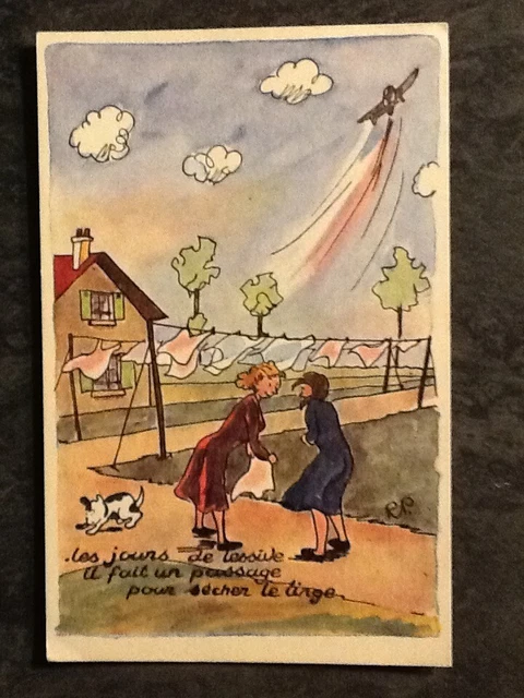 CP ILLUSTREE SIGNEE Robert Roux Armee De L'air Une Vocation Jour ...