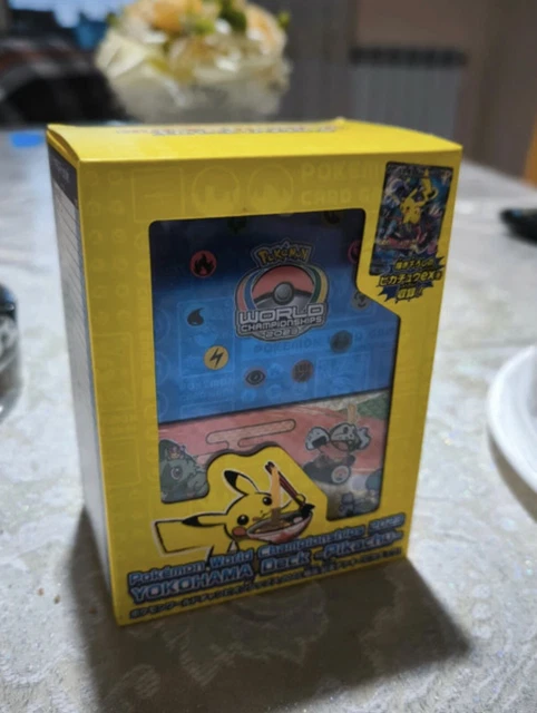 PIKACHU EX 001/030 Promo Pokemon World Championships 2023 Yokohama card box EUR 220,00 - PicClick IT