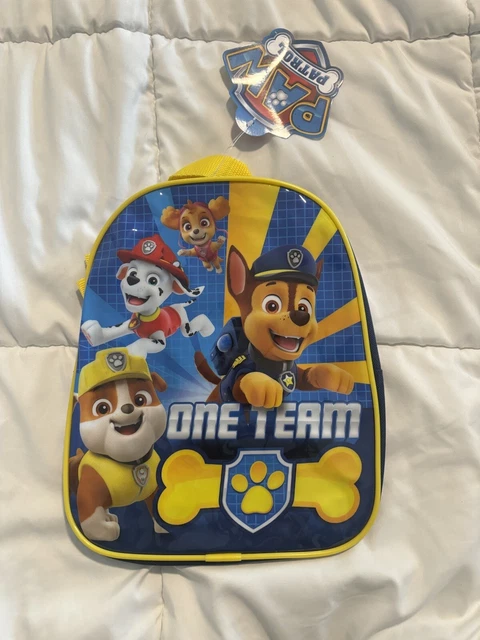 NICK JR. PAW Patrol Mini Backpack Blue/Yellow 11 in. £8.51 - PicClick UK