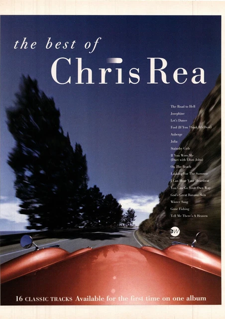 PTP19 MAGAZINE ADVERT 11X9" The Best Of Chris Rea Album £9.99 - PicClick UK