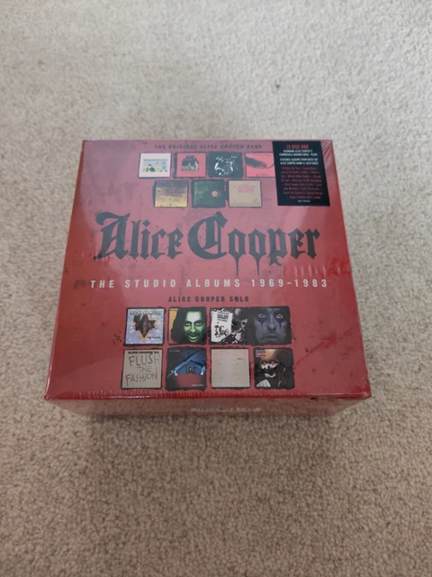 ALICE COOPER THE STUDIO ALBUMS 1969-1983 CD Box Set SEALED EUR 292,24 - PicClick IT