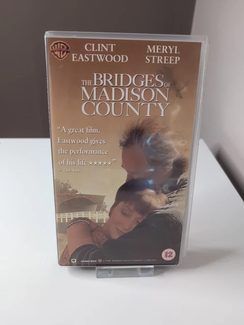 THE BRIDGES OF Madison County (VHS, 1997) – Clint Eastwood, Meryl ...