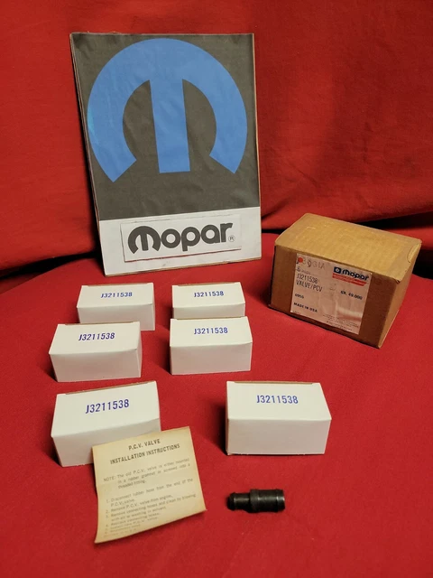 NOS MOPAR AMC/JEEP Engine Crankcase Pcv Valve 6 Qty J3211538 EUR 51,43 ...