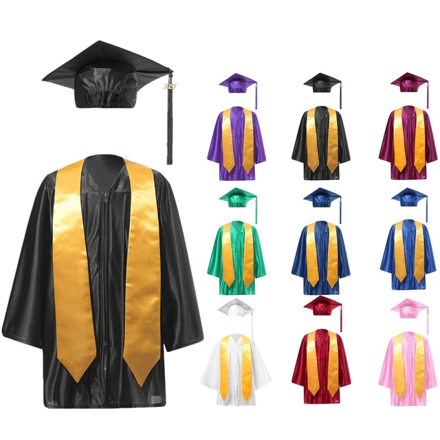 5th Grade Graduation Cap And Gown Boys Girls Kindergarten Graduation ...