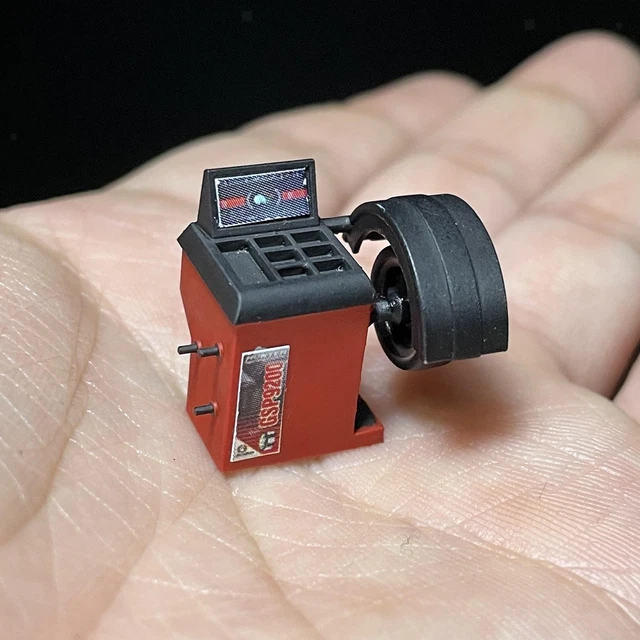 1/64 SCALE TIRE Dynamic Balancing Machine Model for Auto Mechanic ...