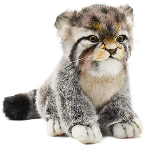 HANSA STUFFED ANIMAL real No.7299 pallas cat pups 17 BH7299 NEW from ...