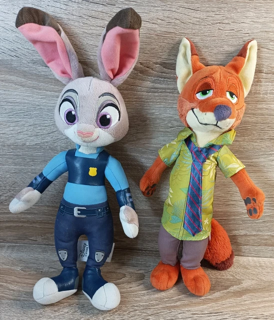DISNEY ZOOTOPIA JUDY Hopps & Nick Wilde Toy Plush 16" £13.45 - PicClick UK