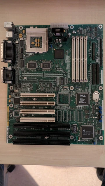 INTEL TUCSON TC430HX Socket 7 motherboard includes CPU MMX ATX 430HX ...