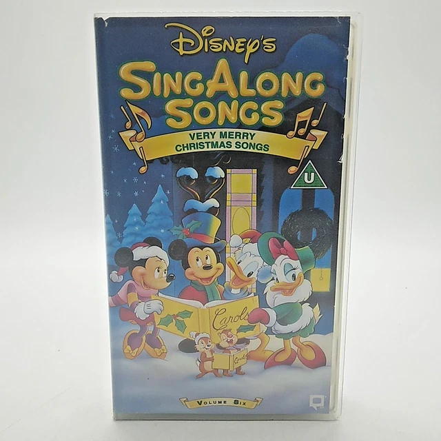 DISNEY'S SING A Long Songs: Very Merry Christmas Songs Volume 6 - VHS ...