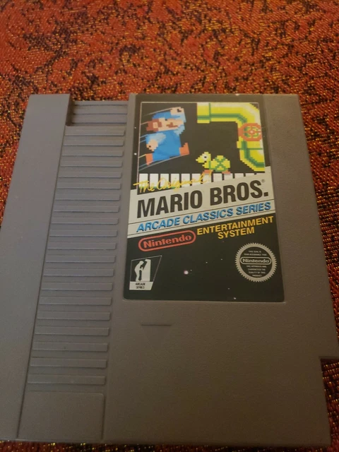 THE ORIGINAL MARIO Bros. Arcade Classic (Nintendo NES) Game Tested ...