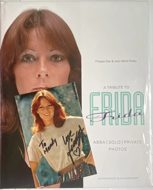FRIDA ABBA SIGNED Anni-Frid Lyngstad Signed Signed Autograph Signature ...