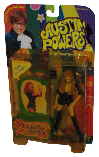 AUSTIN POWERS MCFARLANE Toys (1999) Felicity Shagwell Figure w/ Voice ...