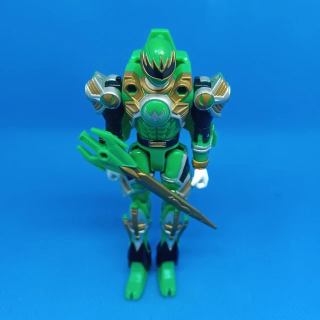 2002 POWER RANGERS Ninja Storm GREEN Samurai Turbo Tri-Battlized Figure ...