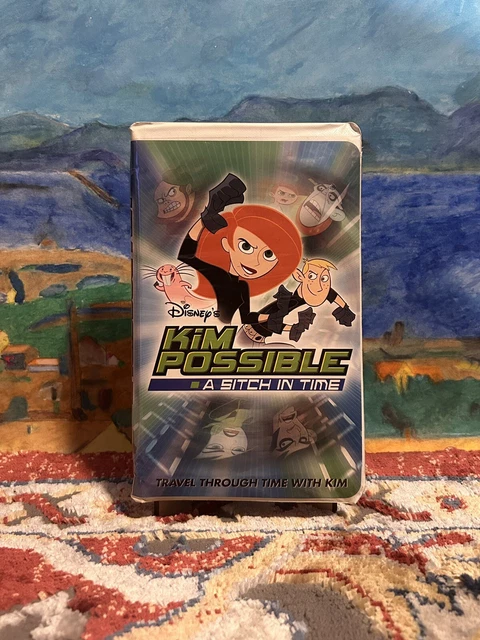 DISNEY'S KIM POSSIBLE” A Sitch In Time 2004 VHS Cartoon Clamshell Case ...
