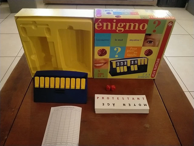 JEU DE SOCIÉTÉ Vintage Nathan Enigmo Jeux De Lettres Livraison Offerte !!!!!!! EUR 14,90 ...