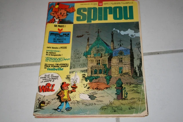 MAGAZINE SPIROU 1929 de 1975 isabelle will supplement felix tillieux EUR 1,00 - PicClick FR