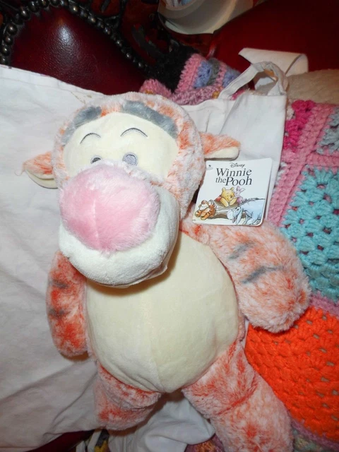 DISNEY WINNIE THE Pooh 12” Tall TIGGER Super Soft Plush Toy Teddy NEW ...
