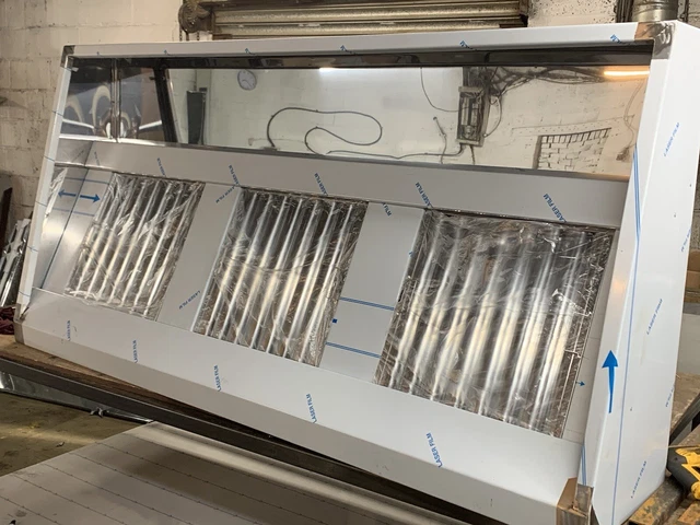 COMMERCIAL KITCHEN EXTRACTION canopy 2000x1000 2meter Box Extraction ...