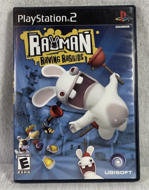RAYMAN RAVING RABBIDS (Sony PlayStation 2, 2006) PS2 Complete w/ Manual ...