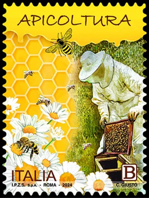ITALY 2024 HONEY Bees,Insects,Nature,Flowers,Beekeeping,Food MNH £2.52 ...