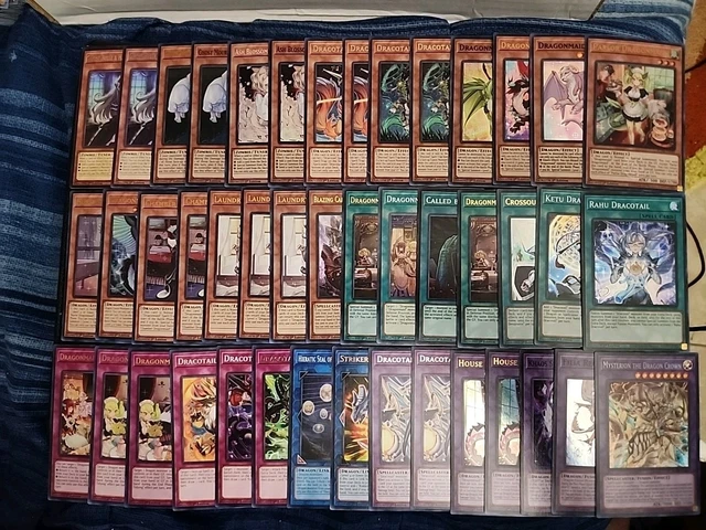 YUGIOH 45 CARD Dracotail Dragonmaid Deck Core Rahu Parlor Chamber Nurse ...