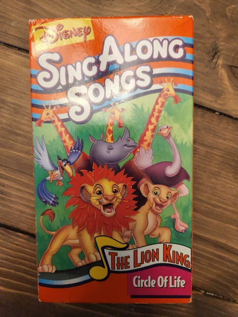 DISNEYS SING ALONG Songs - The Lion King: Circle of Life (VHS, 1994 ...