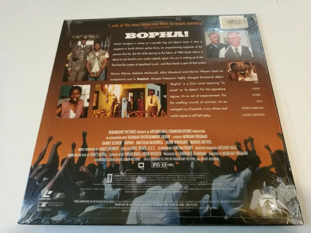 LASERDISC LD BOPHA! Starring Danny Glover - A Morgan Freeman Film NEW ...