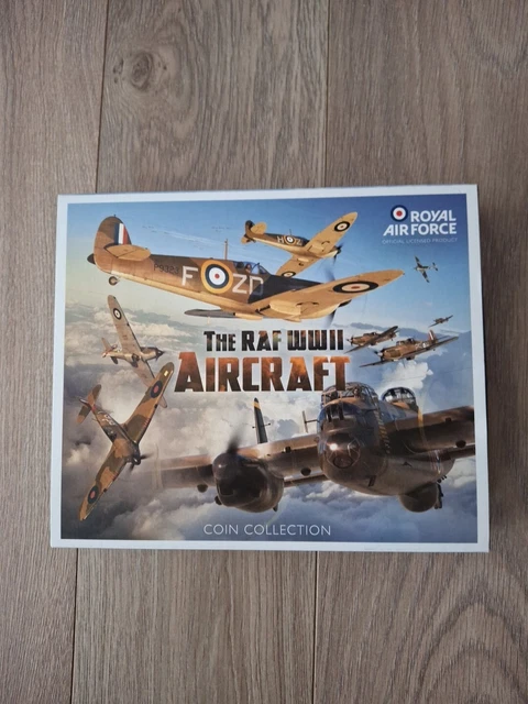 RAF WWII AIRCRAFT Collection 12 x Proof Coins Presentation BOX + COA ...